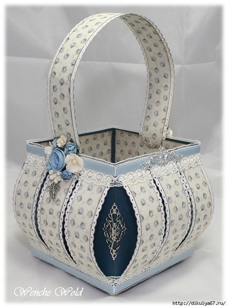 Красивая объемная корзина из бумаги - Азбука рукоделия, №608795249 ...